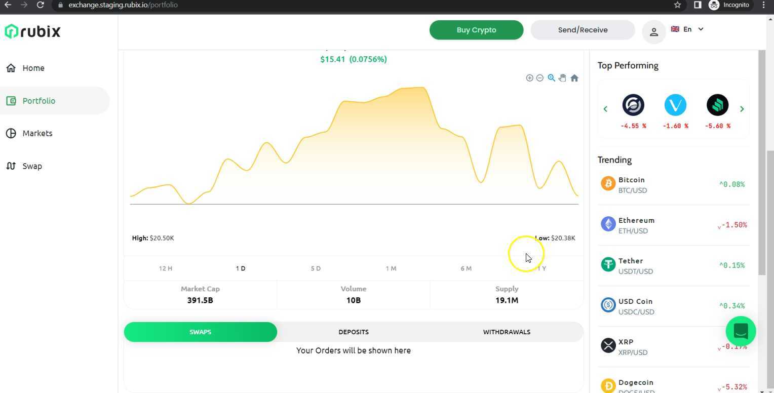 btc account autromatically displaying