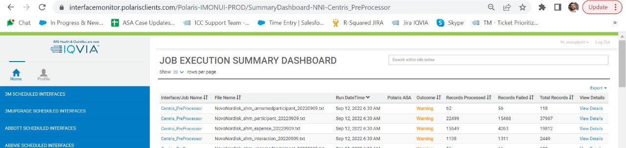 Snip - Interface Monitor - SummaryDashboard-Centris_PreProcessor ...