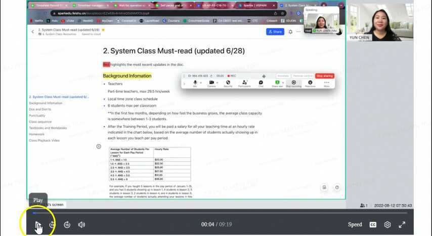 How to send homework to parents by Mandy Chen.