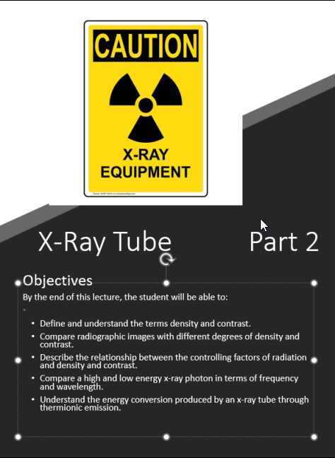 X-Ray Tube Part 2, mAs, kV, distance