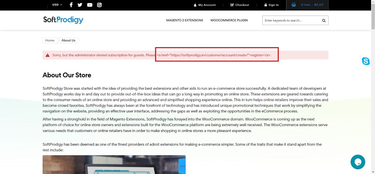 Snip - About SoftProdigy Store l E-commerce Online Shopping - Google Chrome