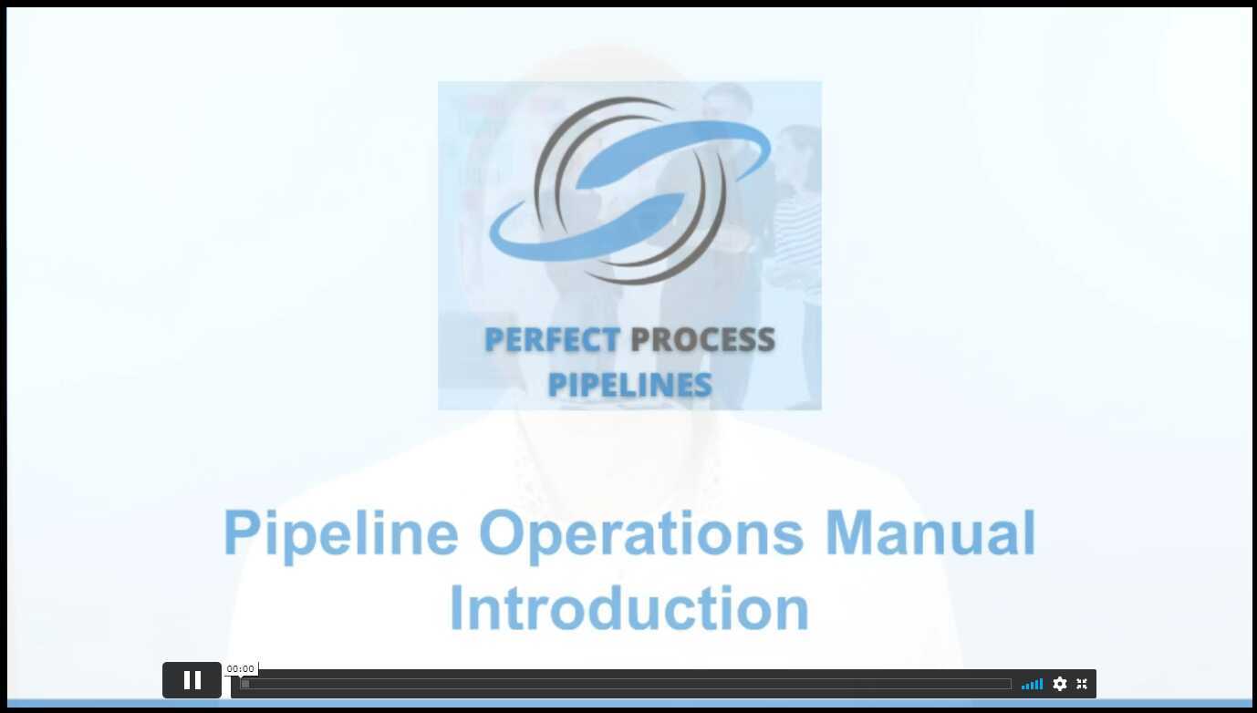 Pipeline Operations Manual Introduction