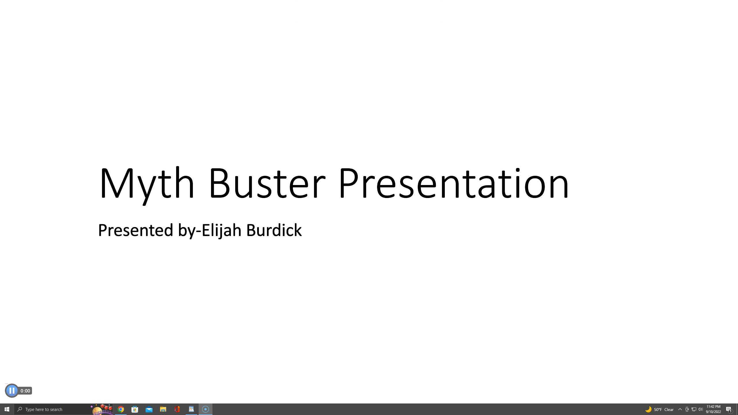 Myth Buster prezi