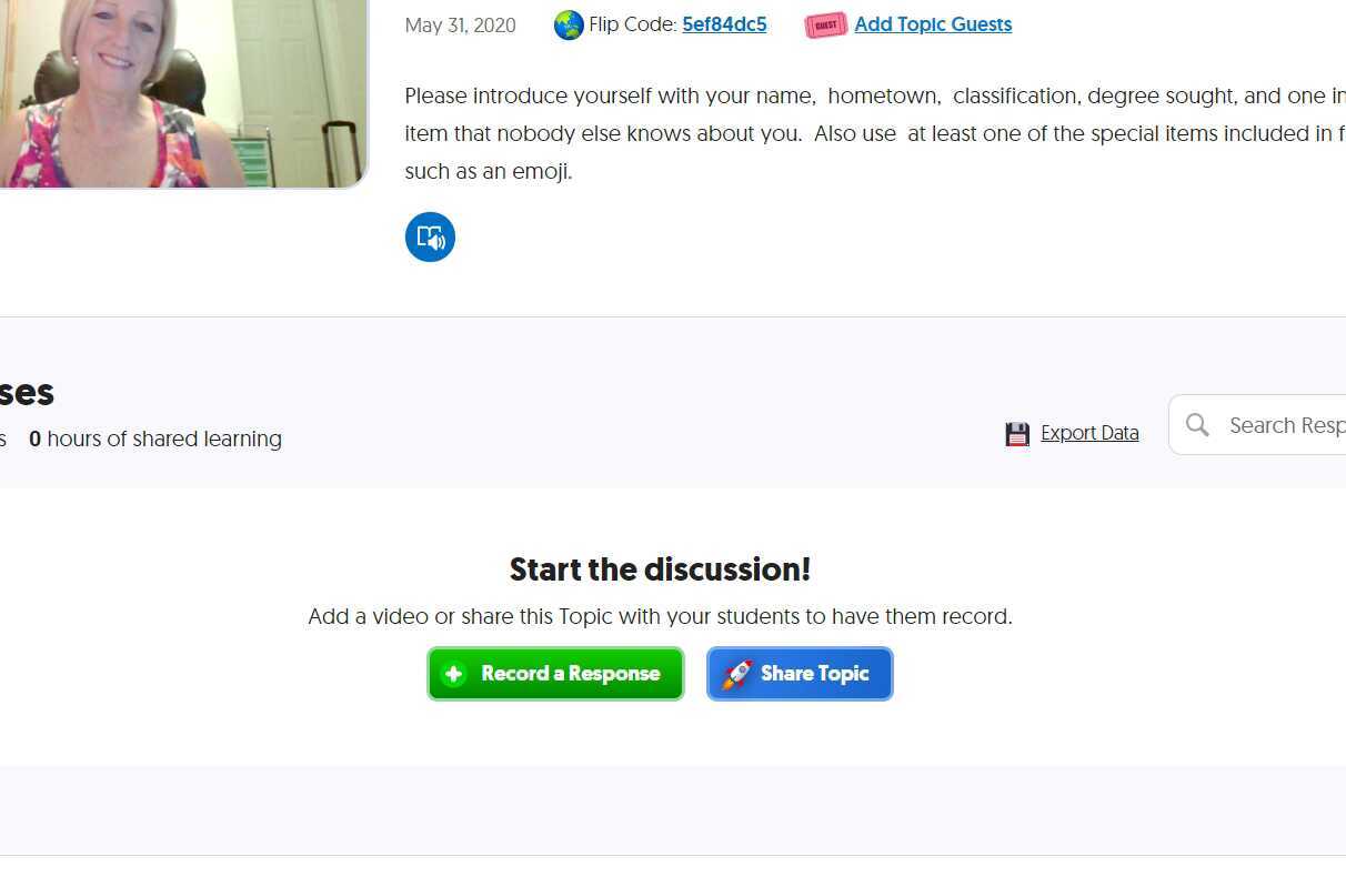 Using Flipgrid Tools