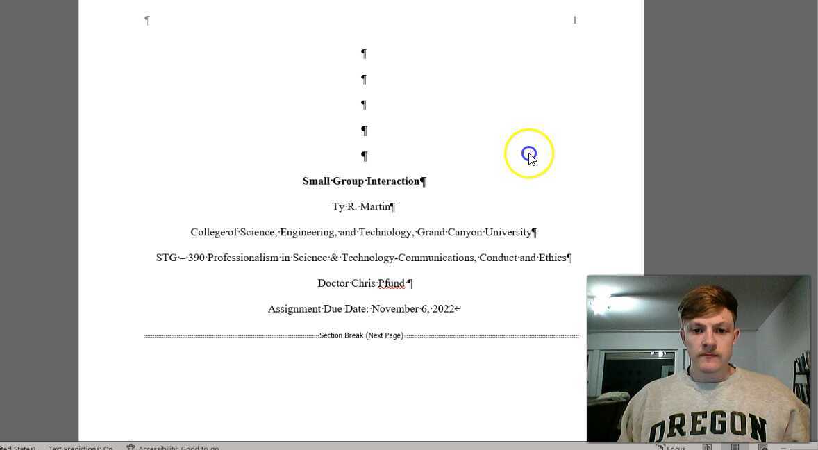Small Group Interaction_TMartin