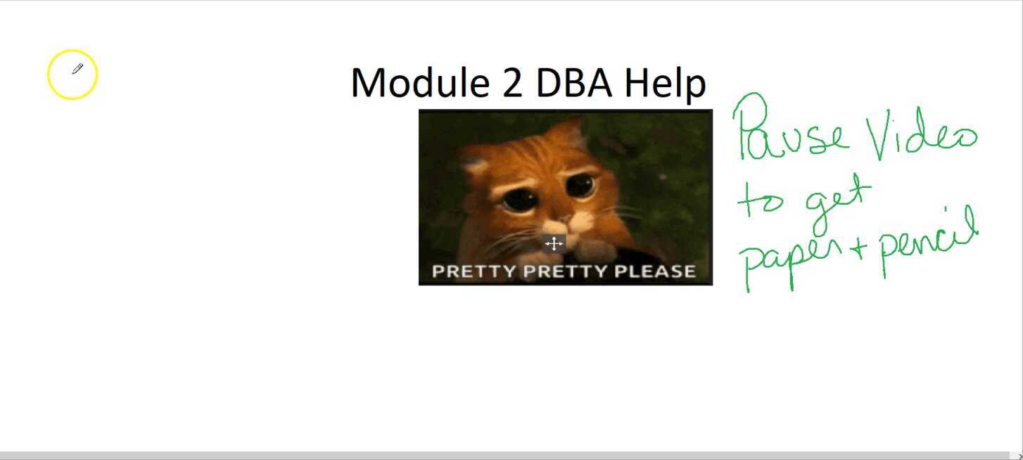 Module 2 DBA Review