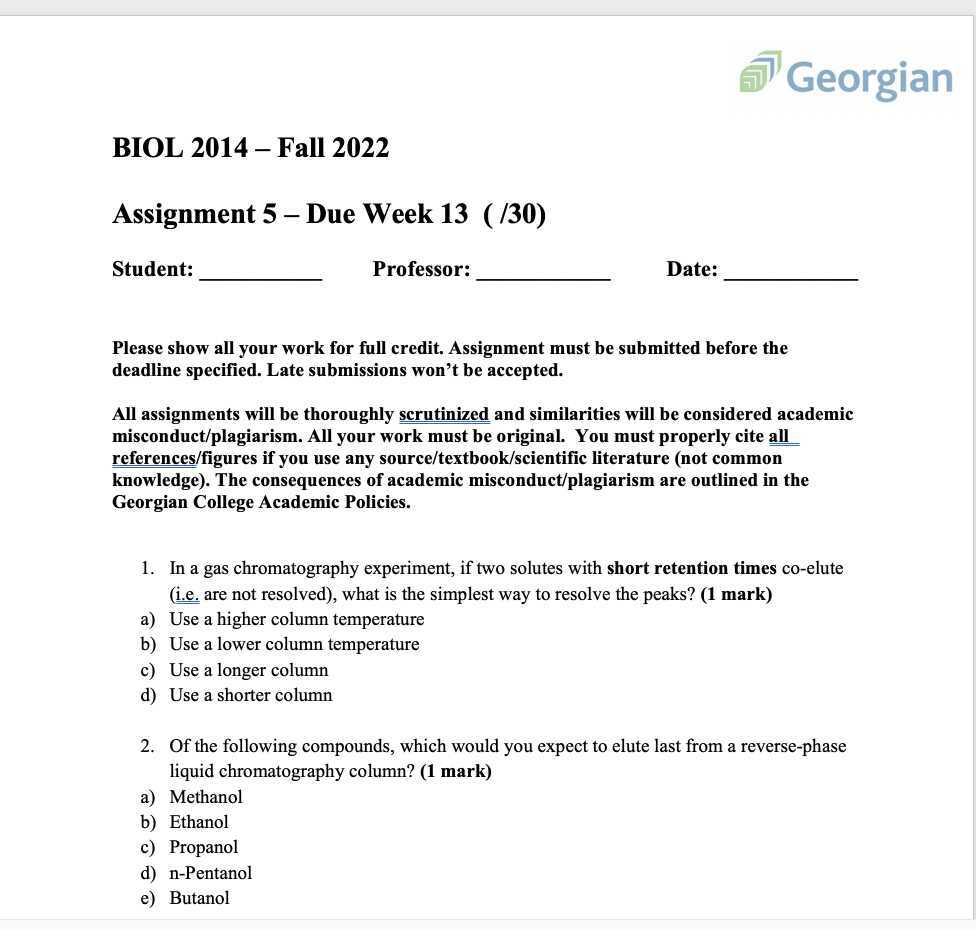 BIOL2014 Assignment 5 FA22