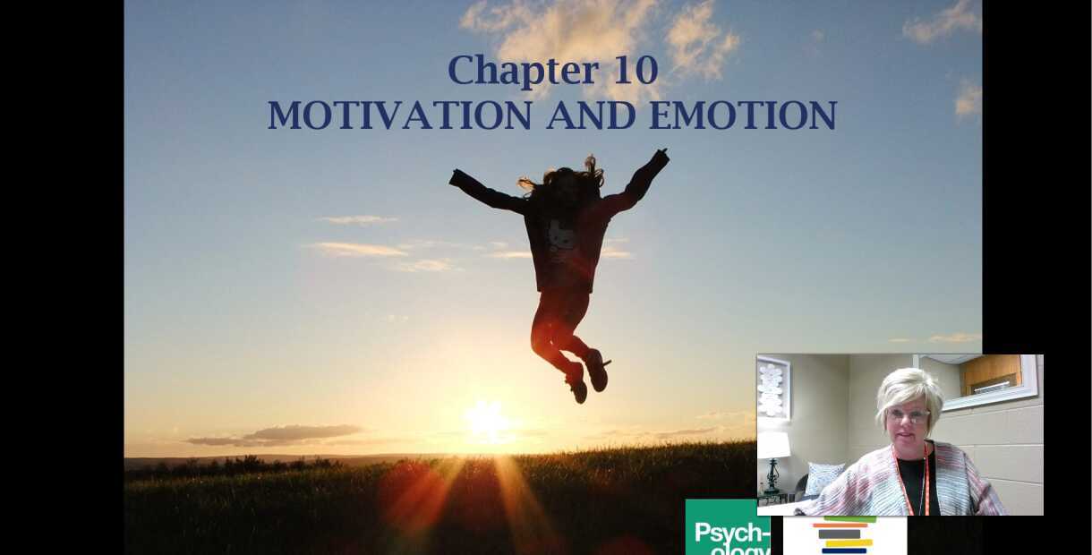 Ch 10 Motivation and Emotion