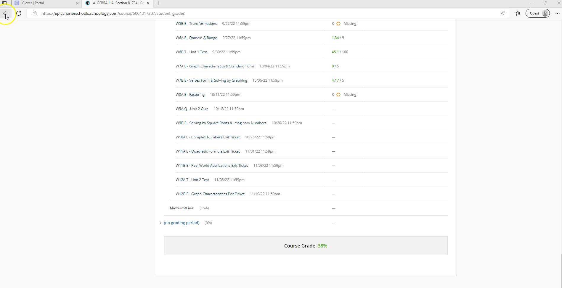 Zoe H. Math + Summary