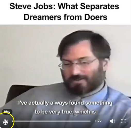 Steve Jobs: Dreamers vs Doers