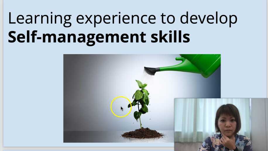 ATL Learning Experience / Self-management skills (Sayuri)