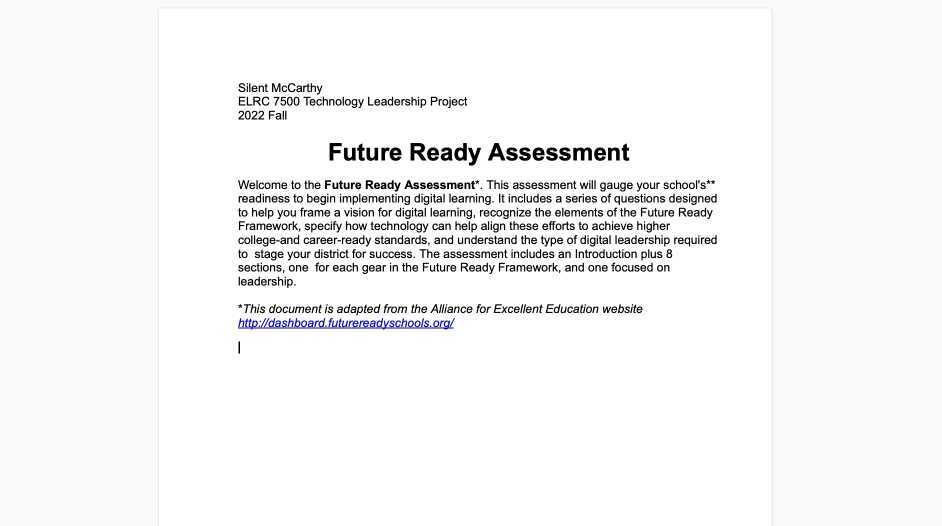 Final Presentation ELRC 7500