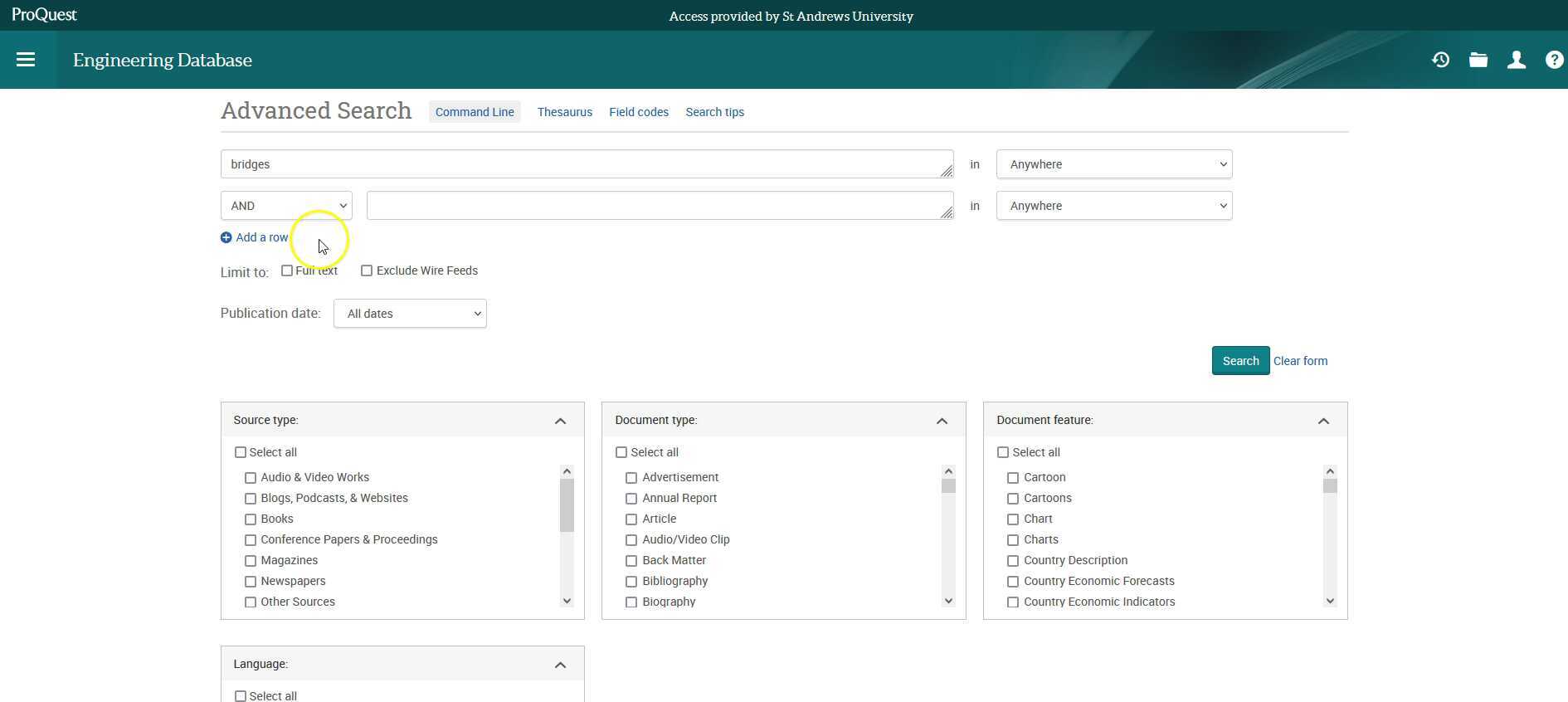 Getting a Citation in ProQuest