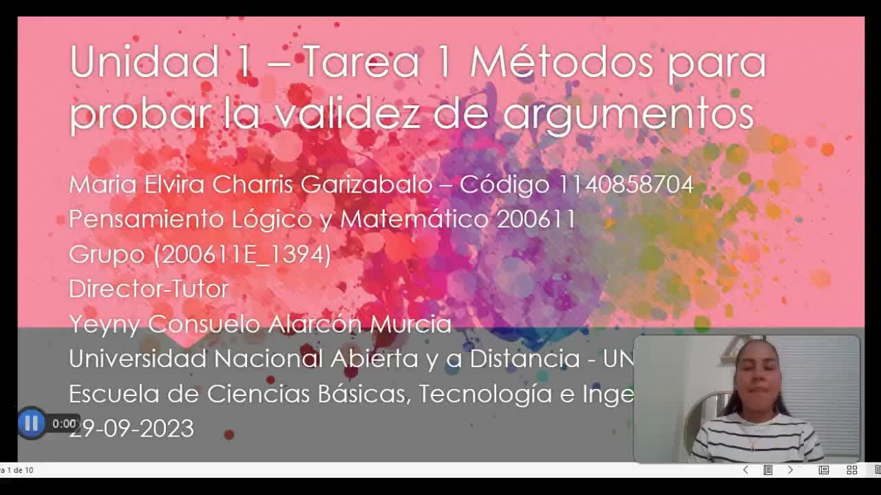 Ejercicio 1B- Metodos para probar validez de argumentos