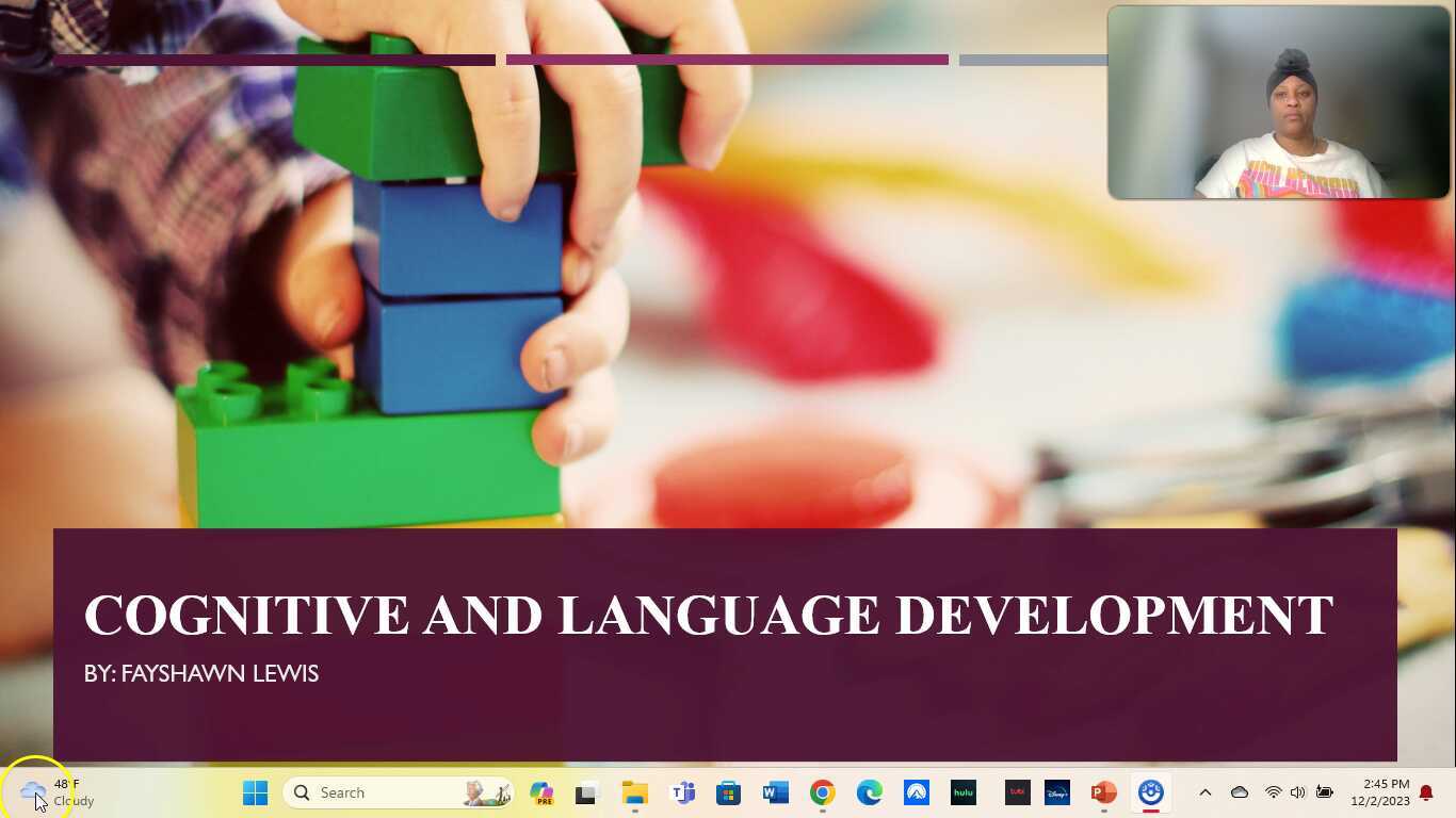 Module 04 Written Assignment - Cognitive and Language Development ...
