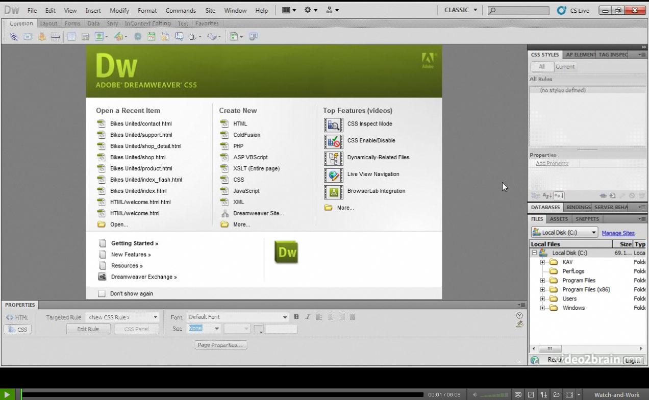 Dreamweaver Preferences