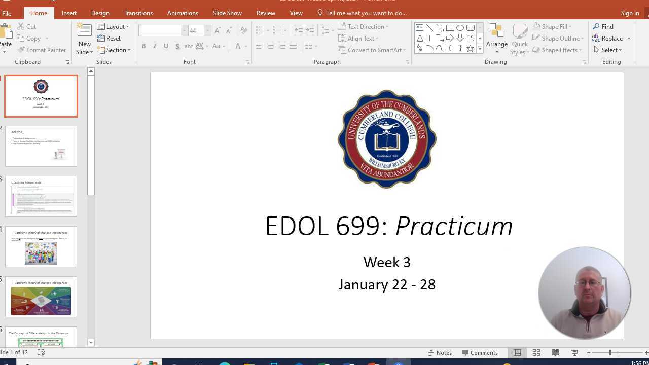 EDOL 699 Week 3 Part 1