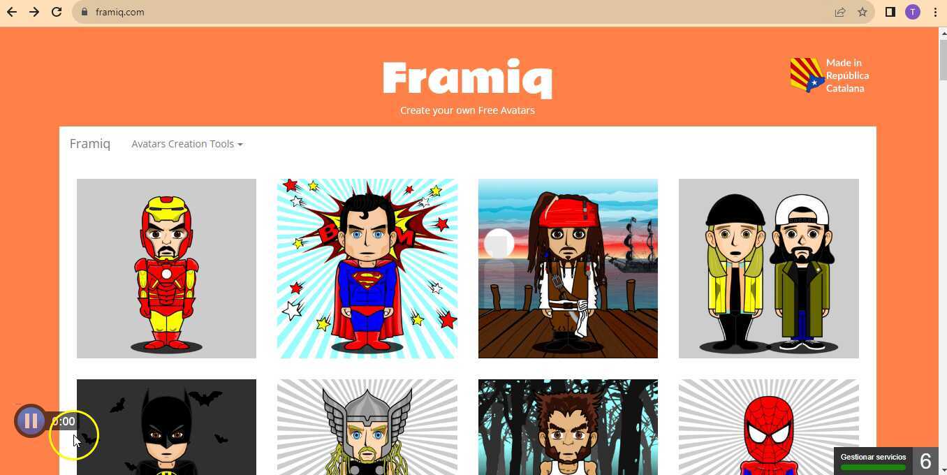 How to create an avatar in Framiq