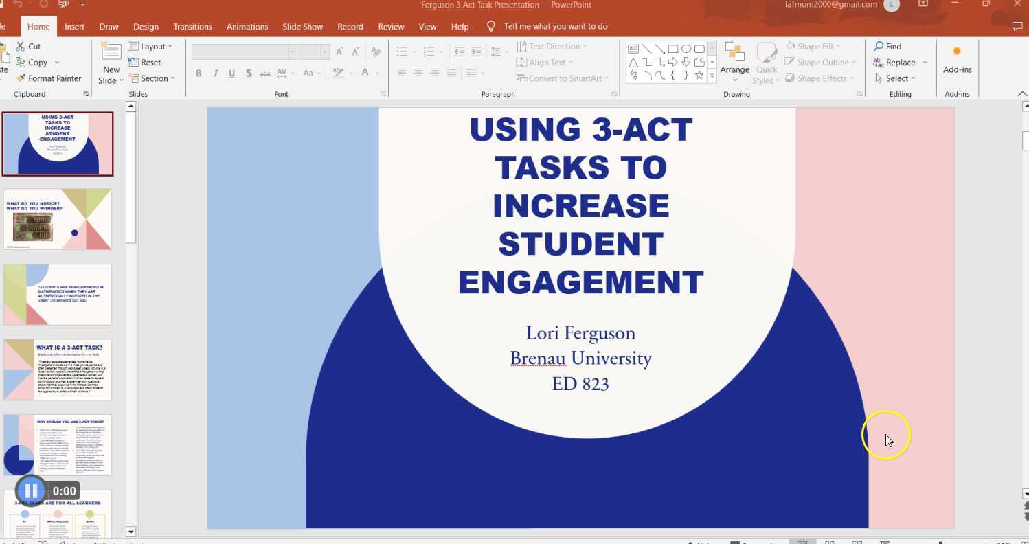 3-Act Task Presentation