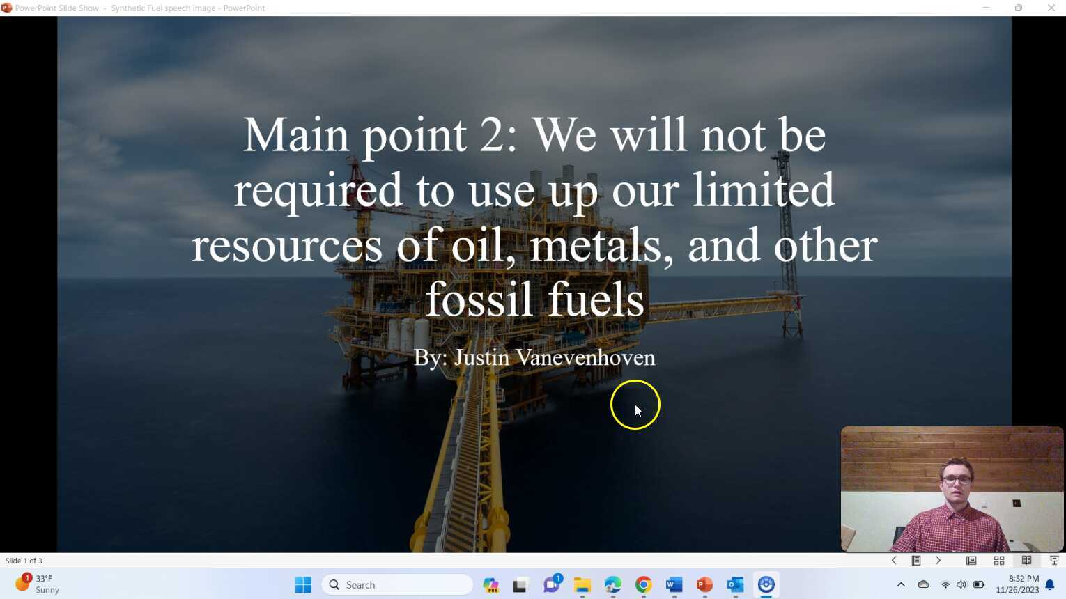 Synthetic Fuel Main Point 2