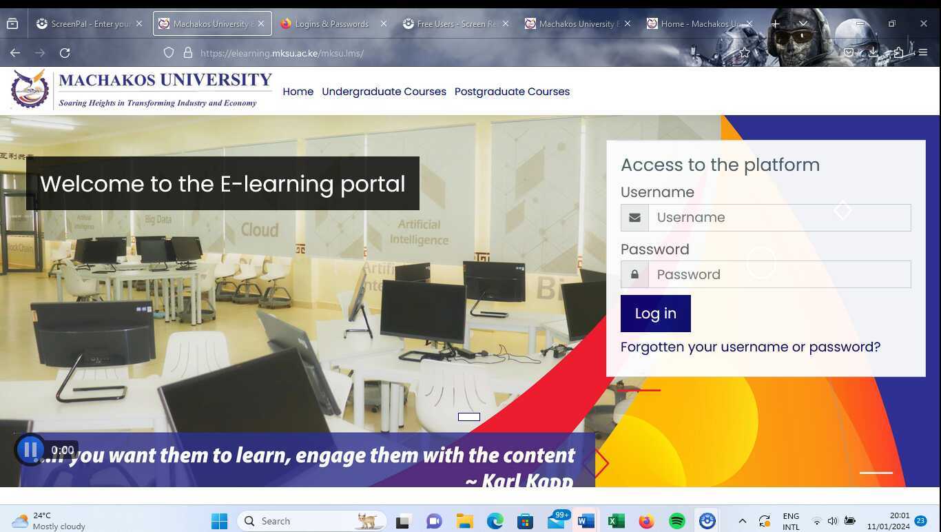 Lectuers: Accessing the LMS